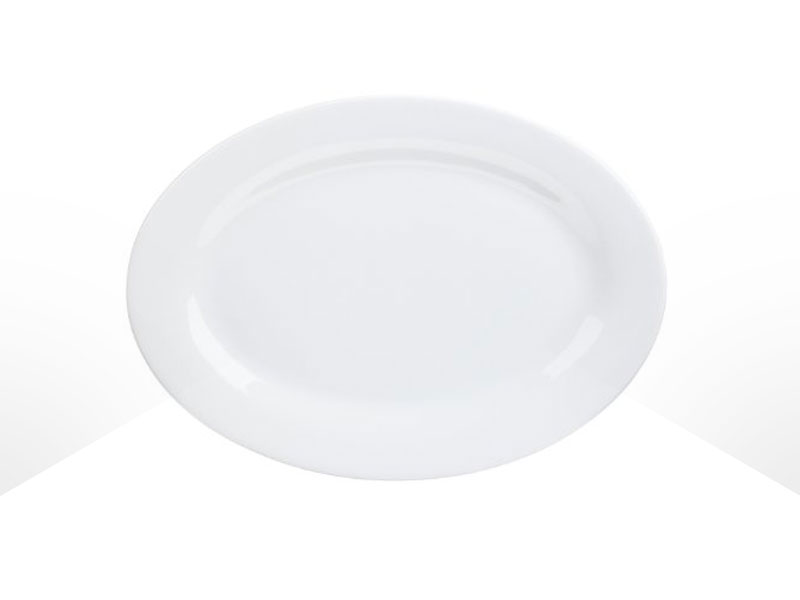 White Porcelain Plate - iRent Everything