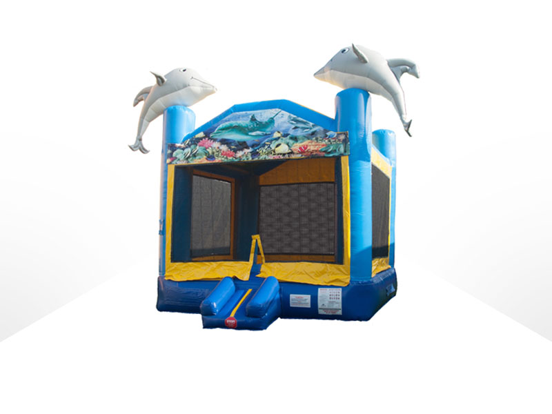 Inflatables-Bounce-House-Dolphin - iRent Everything