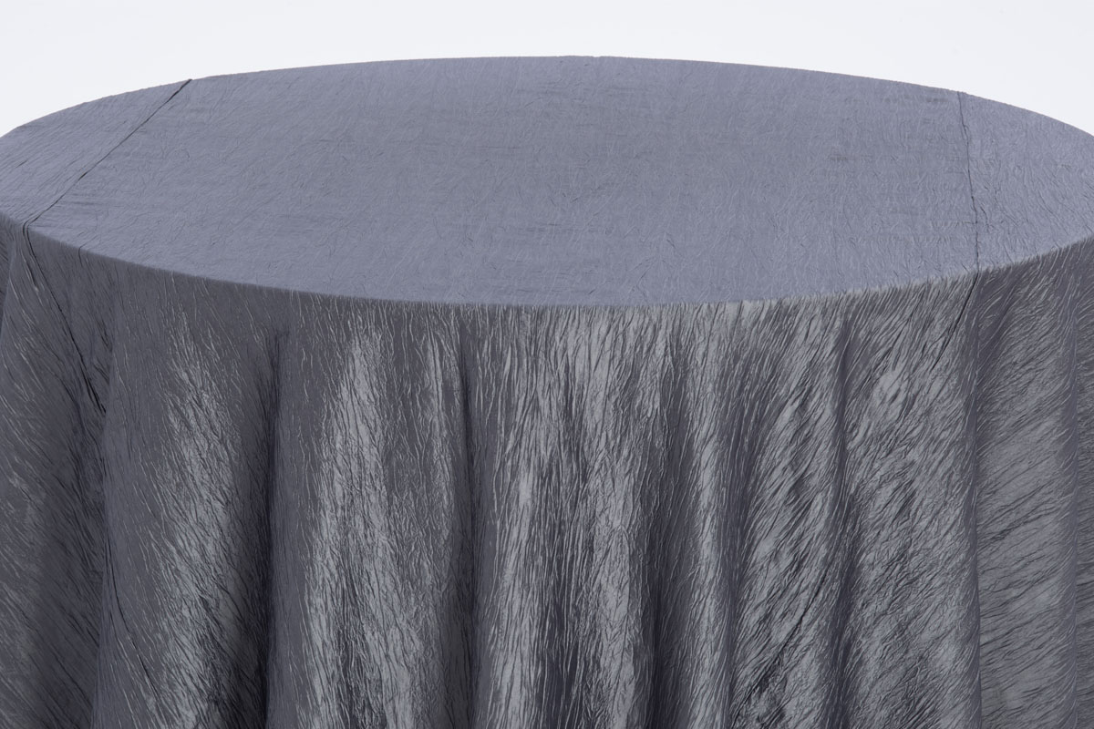 Charcoal Crinkle Taffeta - iRent Everything