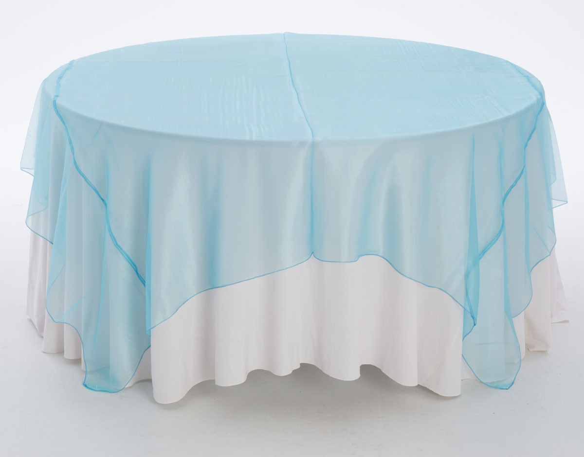 Chinese Blue Organza - iRent Everything