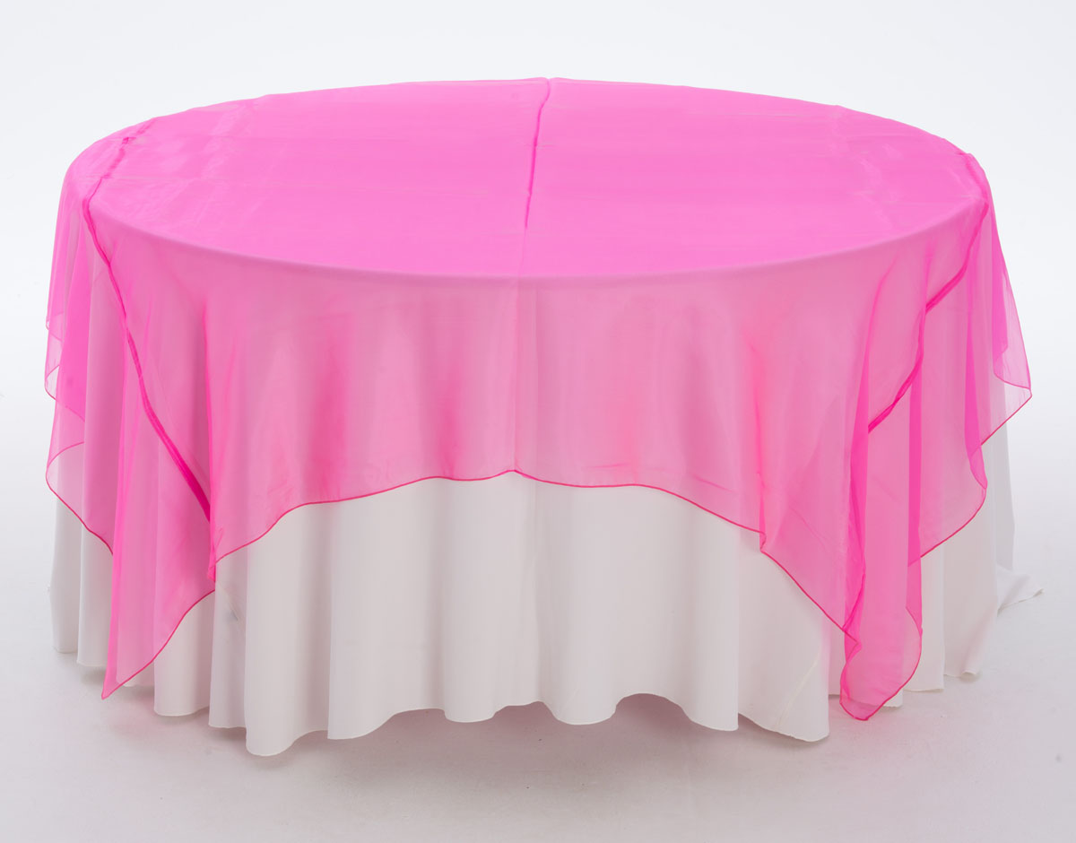 Hot Pink Organza - iRent Everything
