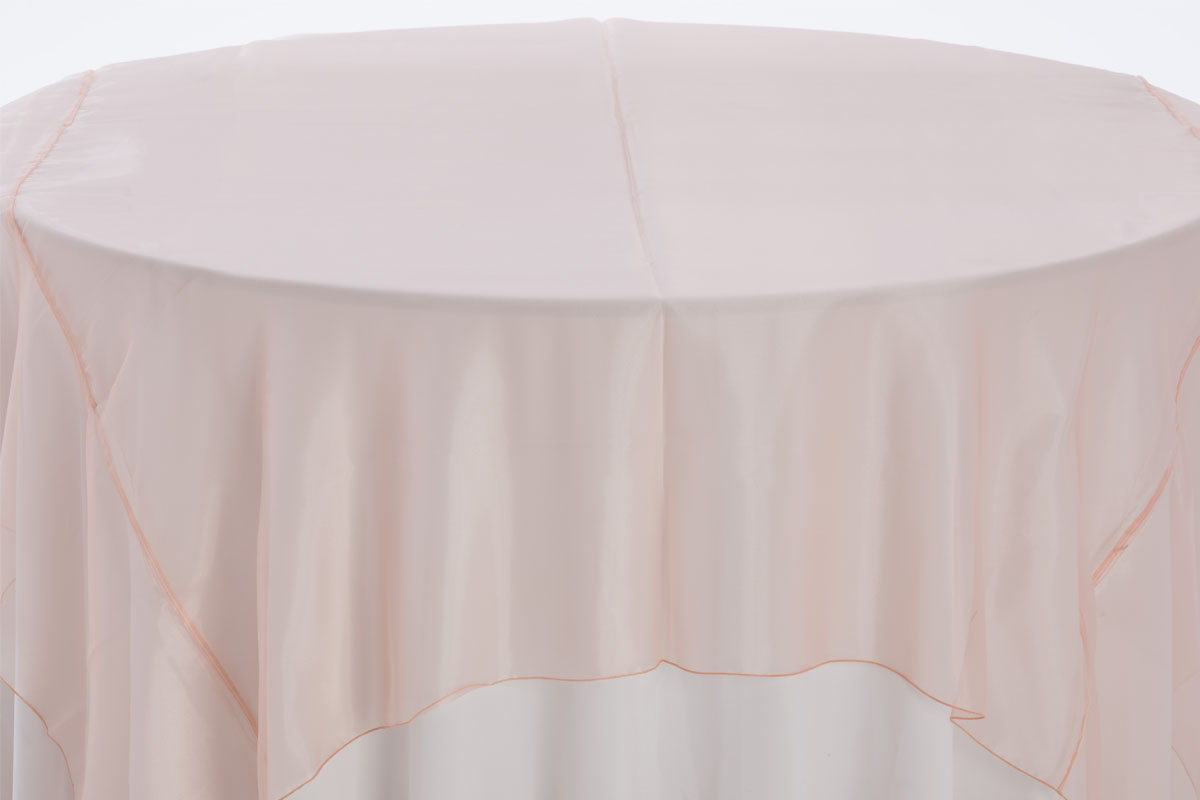 Peach Organza - iRent Everything