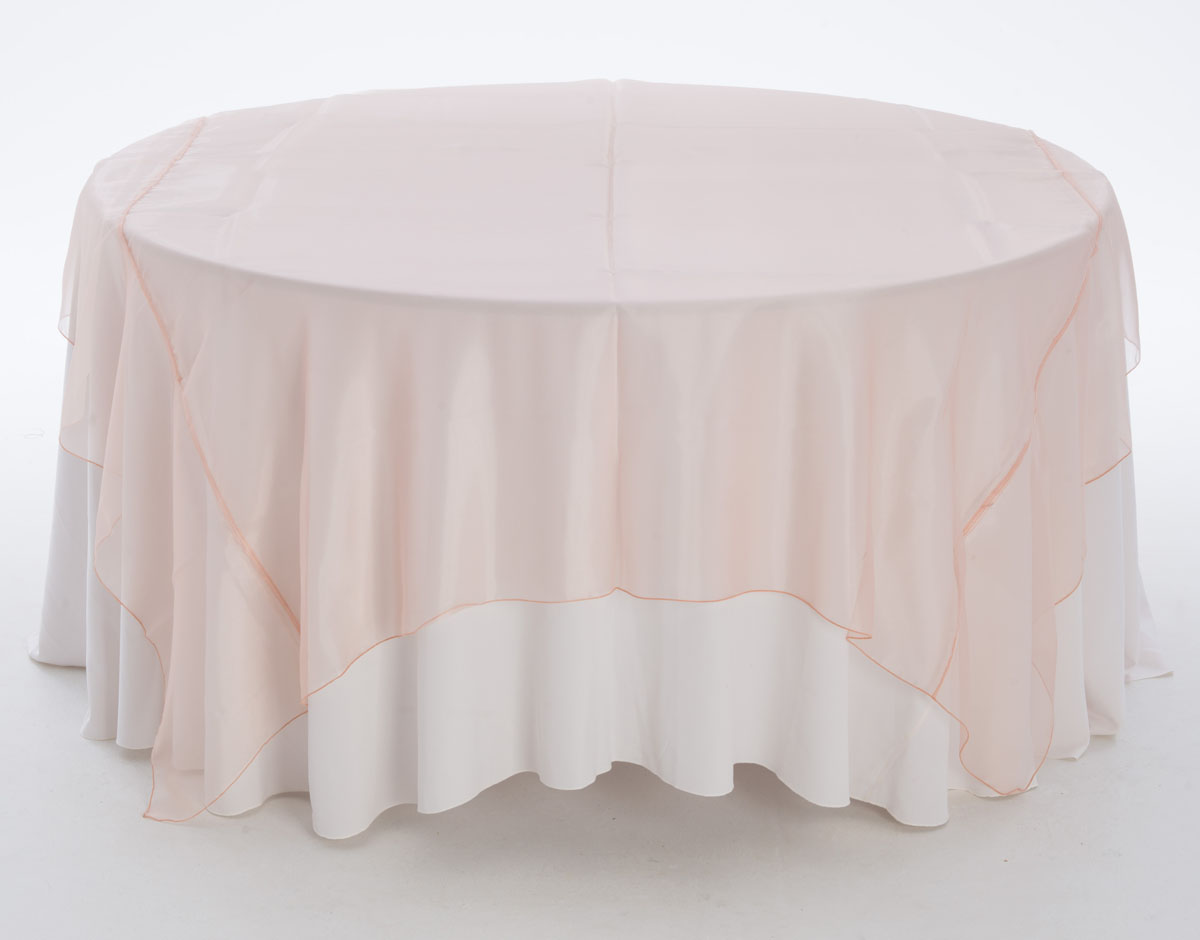 Peach Organza - iRent Everything