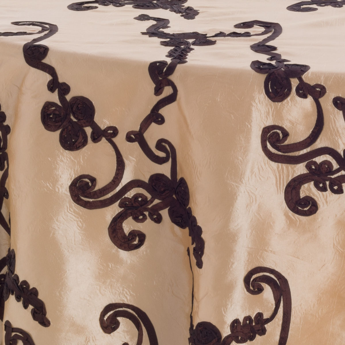 Kahlua With Cocoa Ribbon Taffeta Overlay - iRent Everything